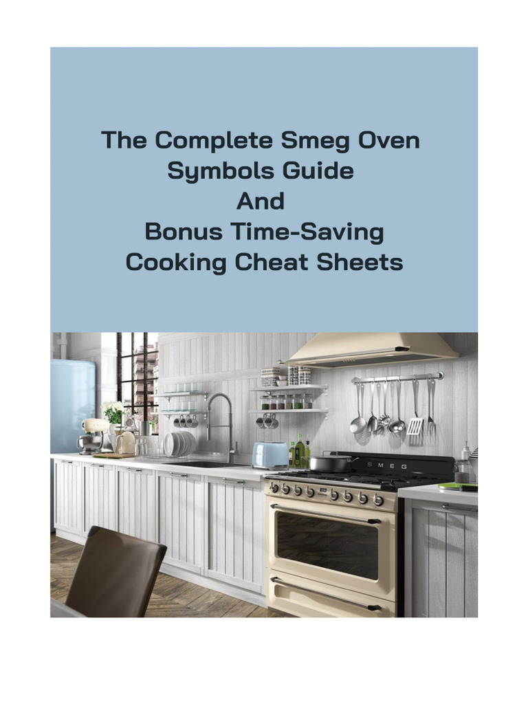 SMEG Oven Symbols Explained | PDF | Grilling | Baking