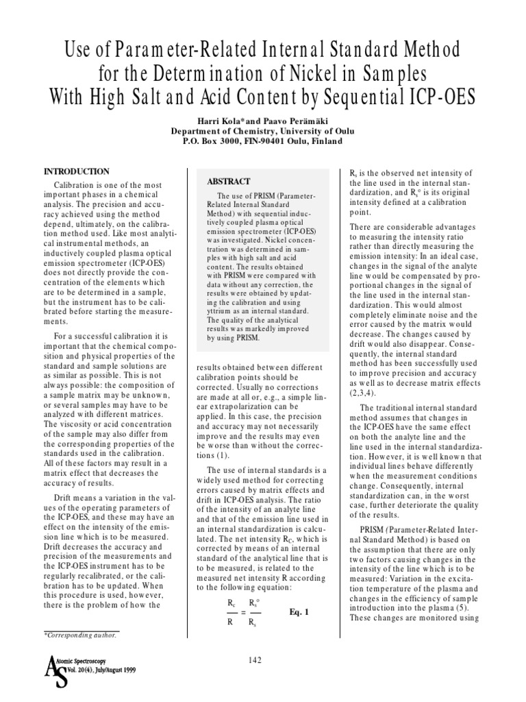 20 (4) Peramaki ICP | PDF | Analytical Chemistry