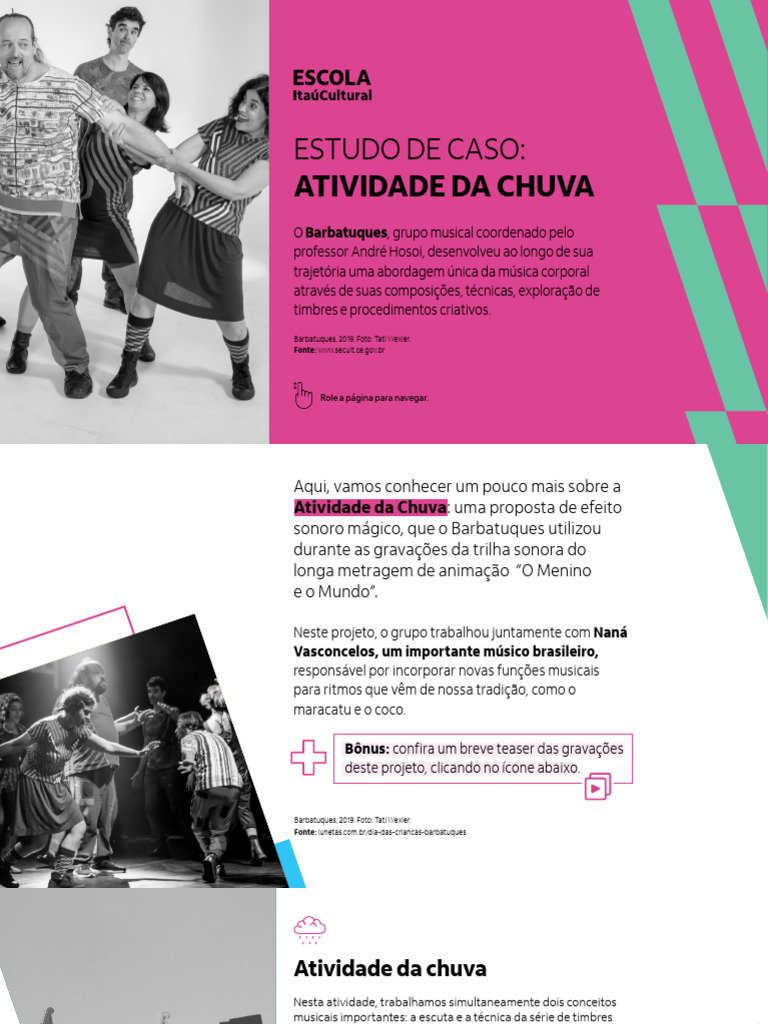 27 EC Atividade Da Chuva FINAL NOVO | PDF | Som