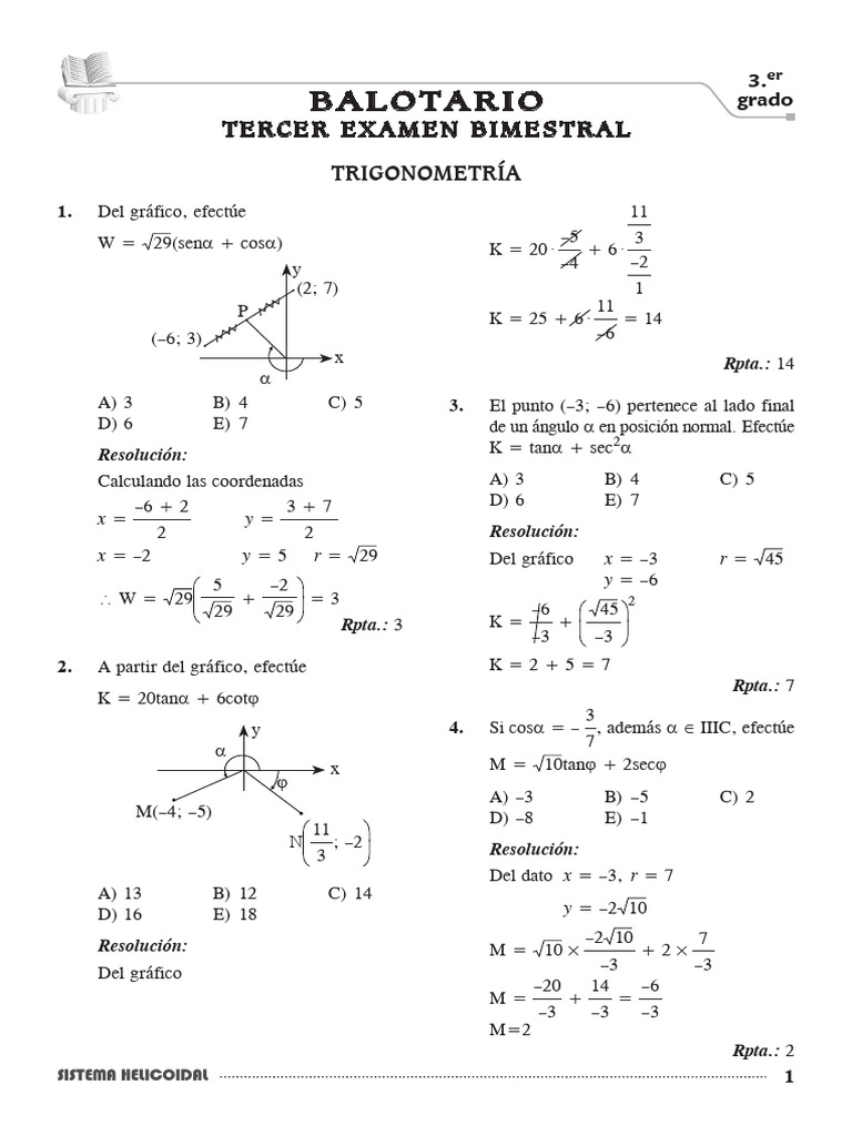 Trigo - 3°-III Bal-Bim - 18 | PDF