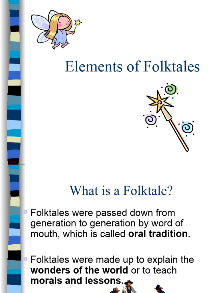Elements of Folktales | PDF | Fairy Tales | Fable