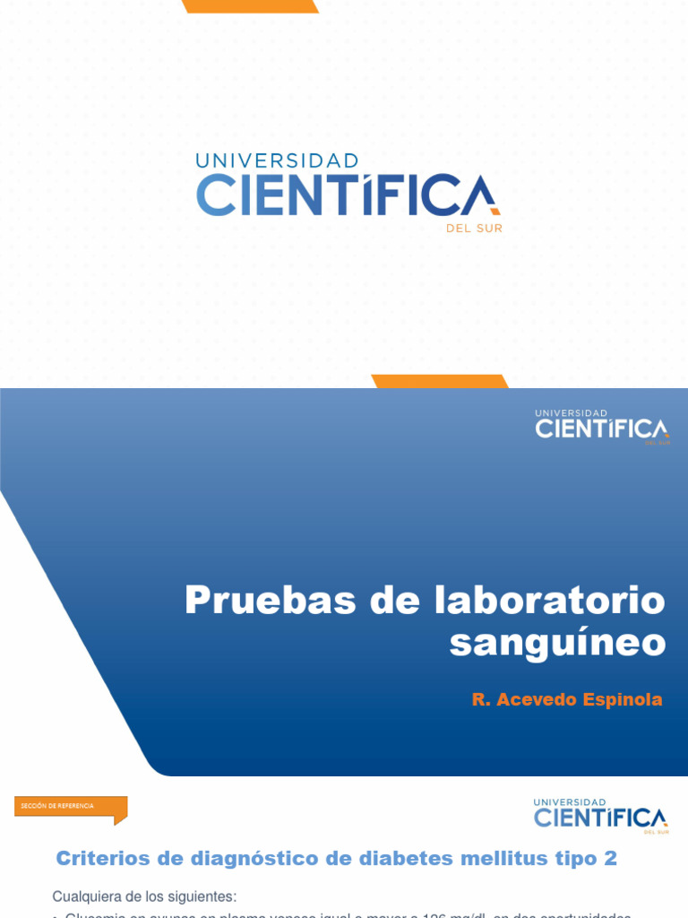 Pruebas de Laboratorio Sanguineo | PDF | Hepatitis | Hiperglucemia