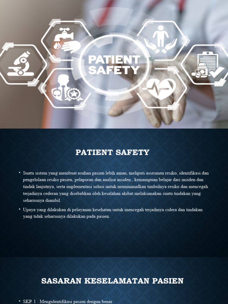 Ppt Pasien Safety 2022 | PDF
