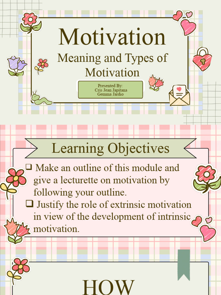 Motivation | PDF | Motivational | Motivation