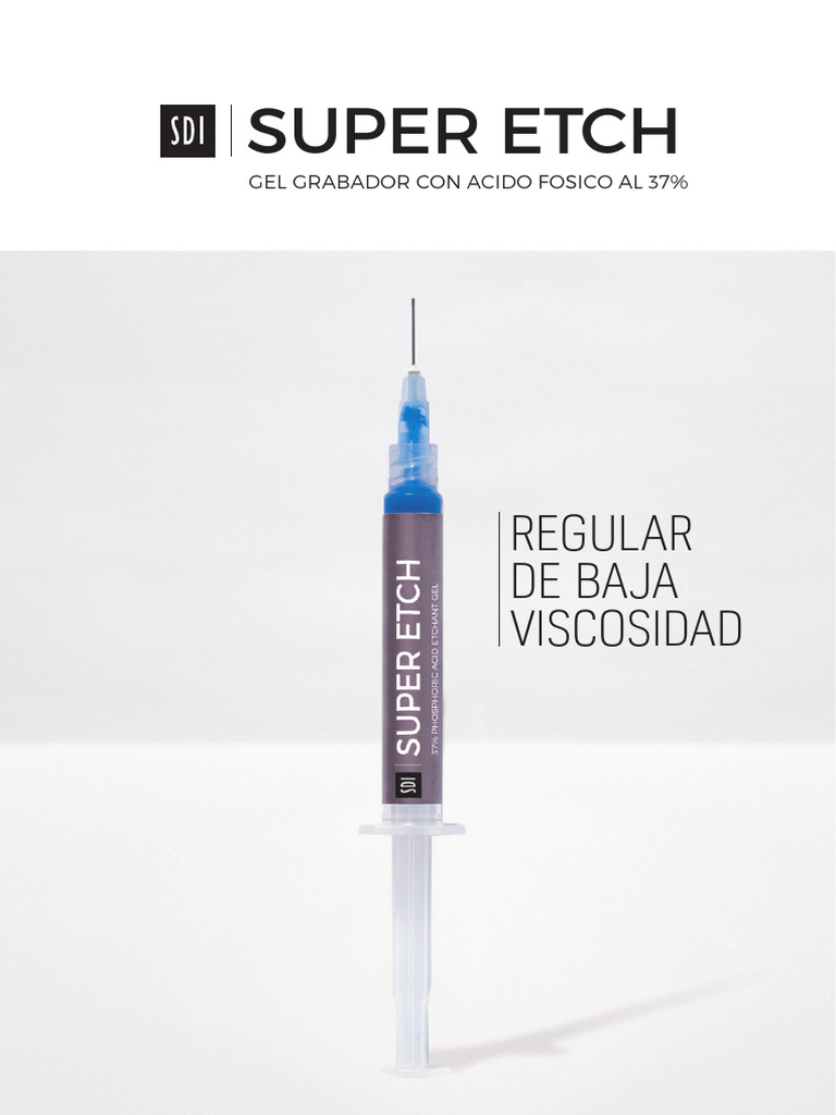 Ficha Tecnica Desmineralizante Sdi Super Etch 37 | PDF | Esmalte de ...