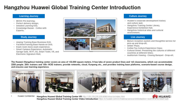 Huawei Global Training Center Overview | PDF
