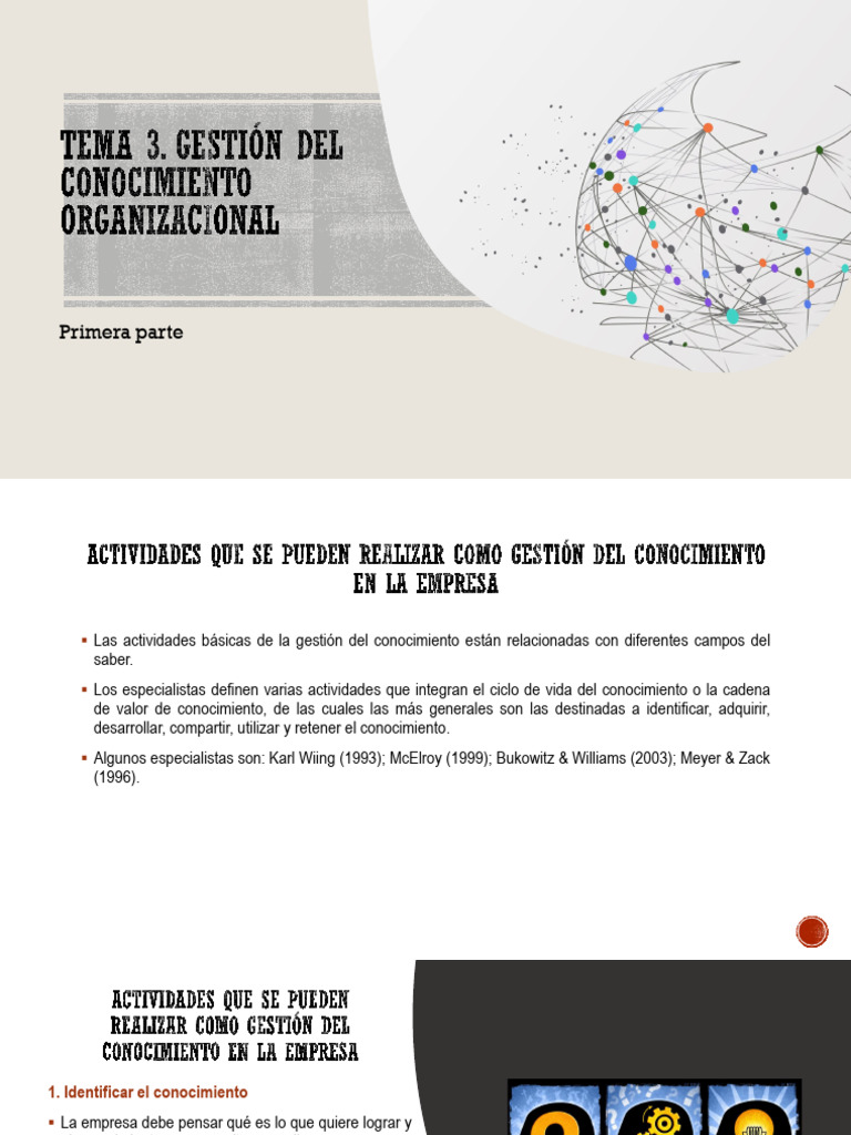 3.1. Gestión Del Conocimiento Organizacional | Descargar gratis PDF | Conocimiento ...