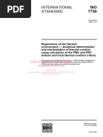 Iso 7726 1998 | PDF | Temperature | Humidity