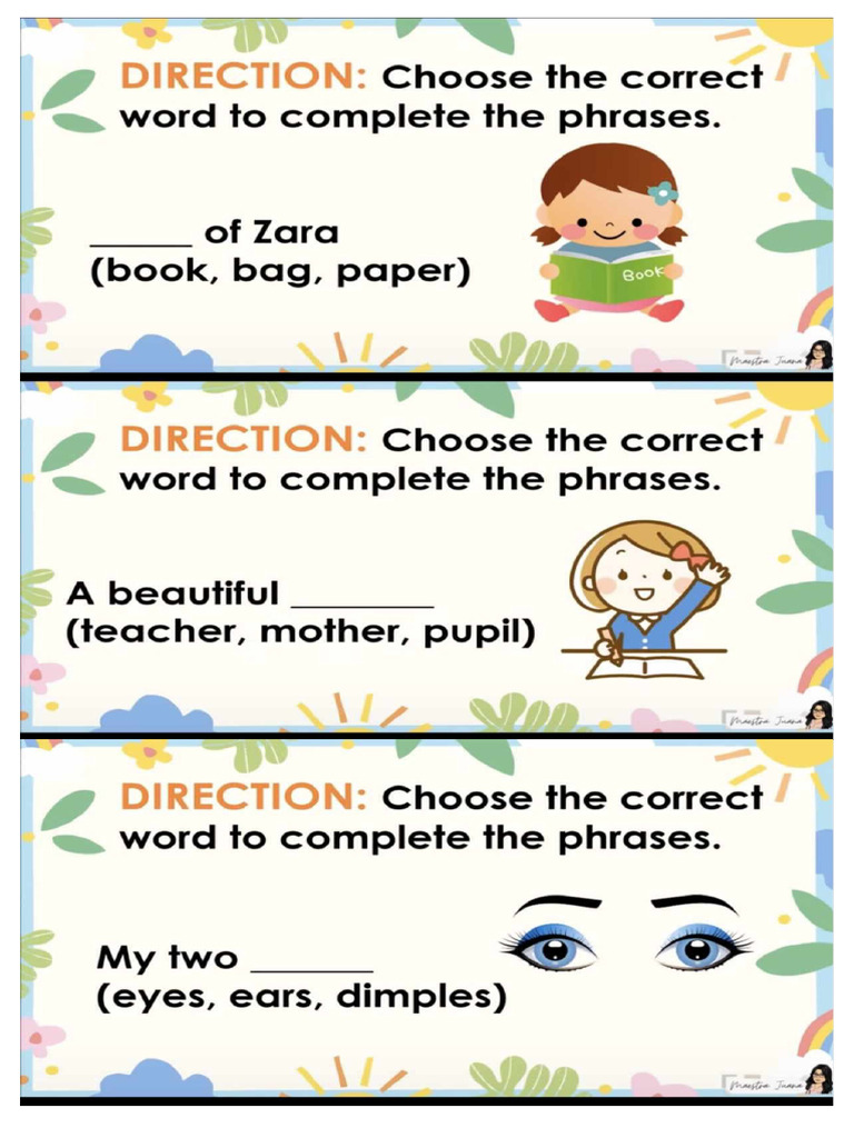 KIDS Questionare 1 | PDF