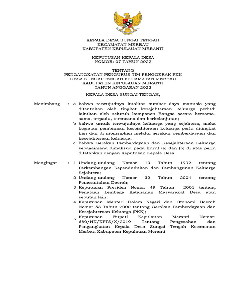 07 SK PKK 2022 | PDF