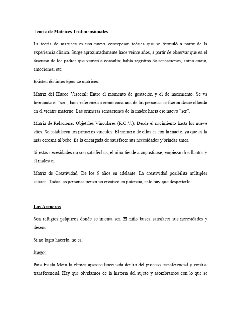 Estela Mora Resúmen Completo | PDF | Psicoanálisis | Las emociones