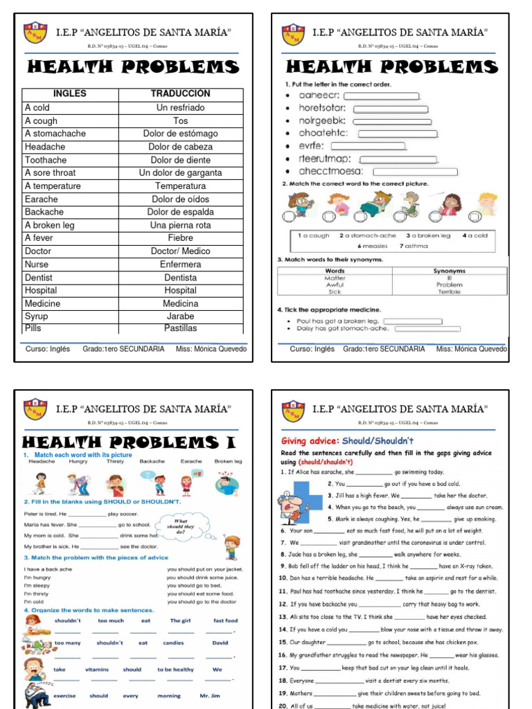 Health Problems | PDF