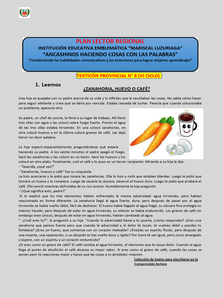 Texticón Provincial #8 - Vi Ciclo | PDF | Hirviendo