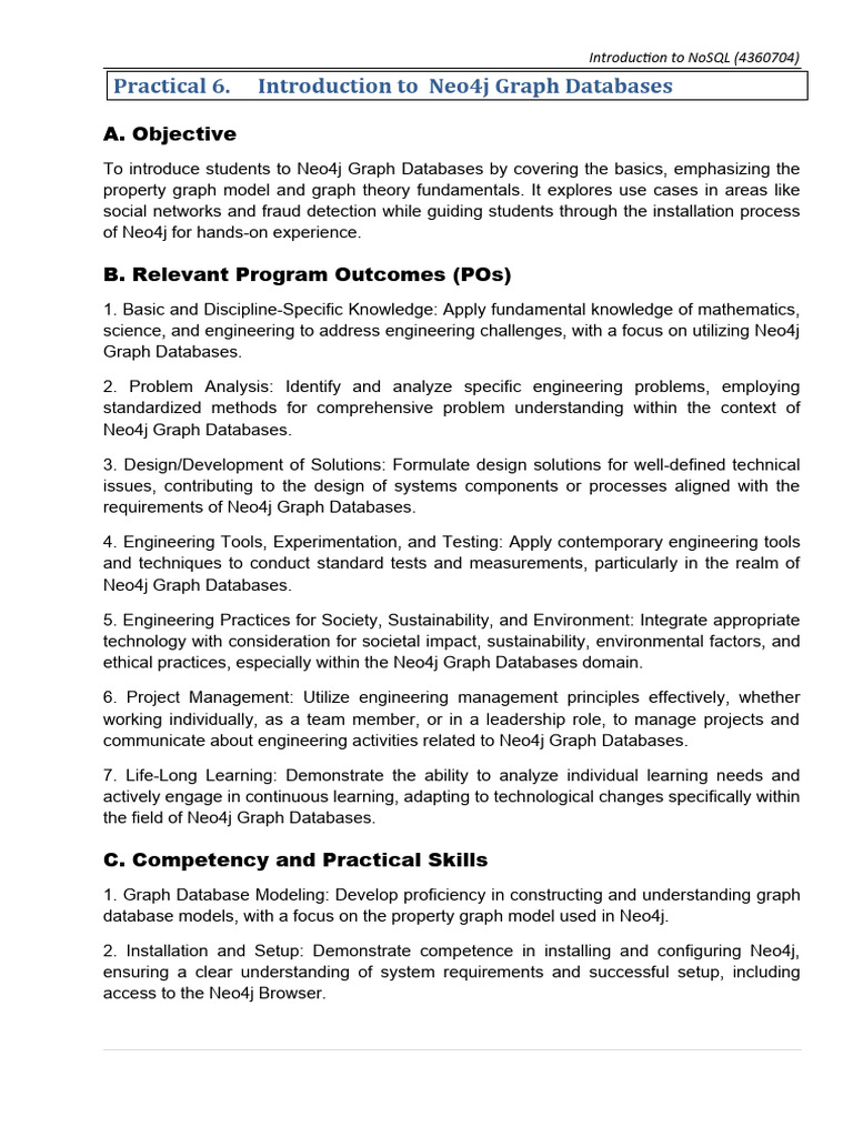 NOSQL Practical_6_To_8 | PDF | Databases | Engineering