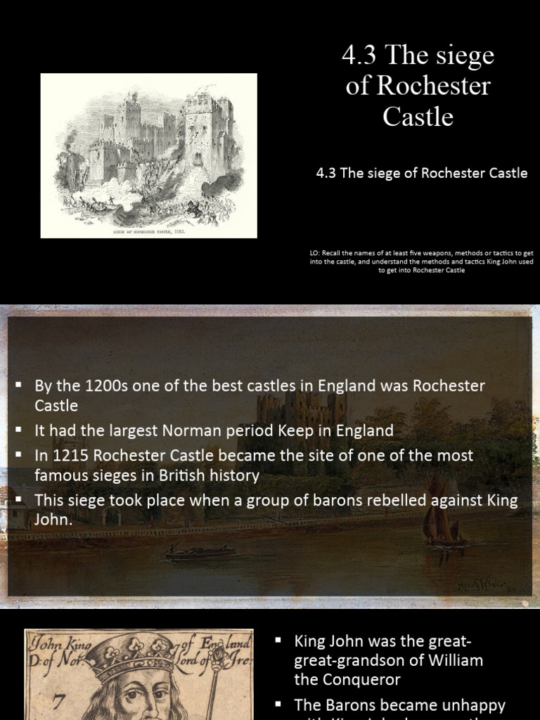 4.3 The Siege of Rochester Castle | PDF | Castle | Siege