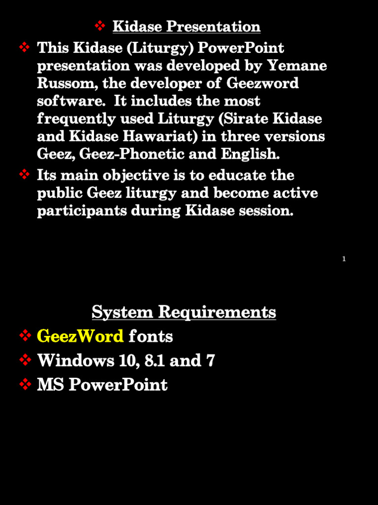Vdocuments - MX Kidase Presentation This Kidase Liturgy Powerpoint | PDF