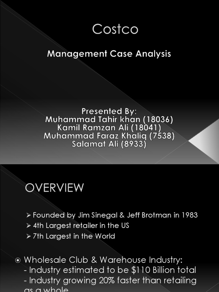 Final Costco Presentation | Costco | Retail