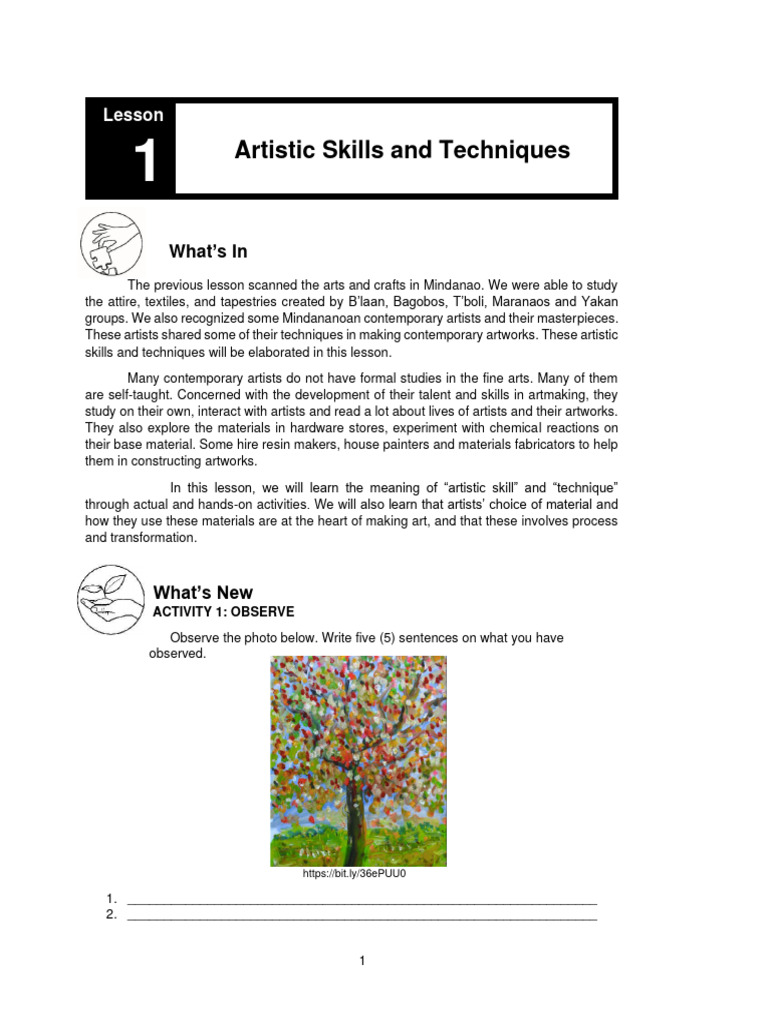 Module 3 cpar | PDF | Printmaking | Collage