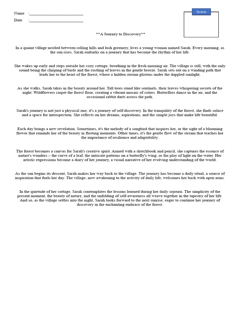 LKPD_Chapter 4_Reading | PDF