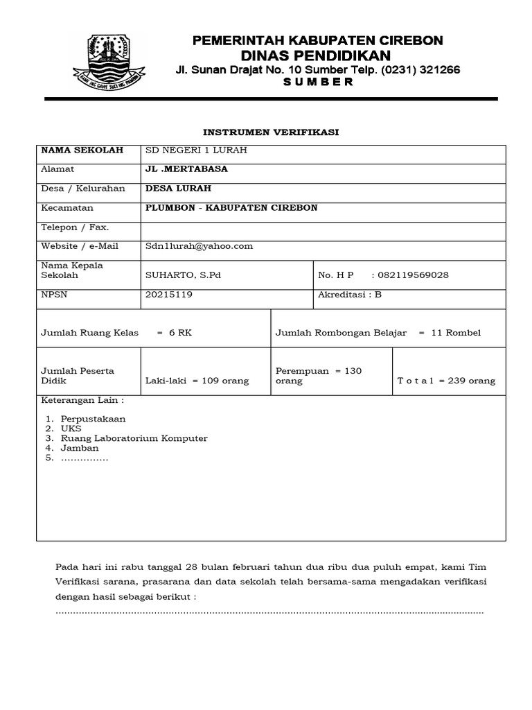 Form Monev Sarpras | PDF