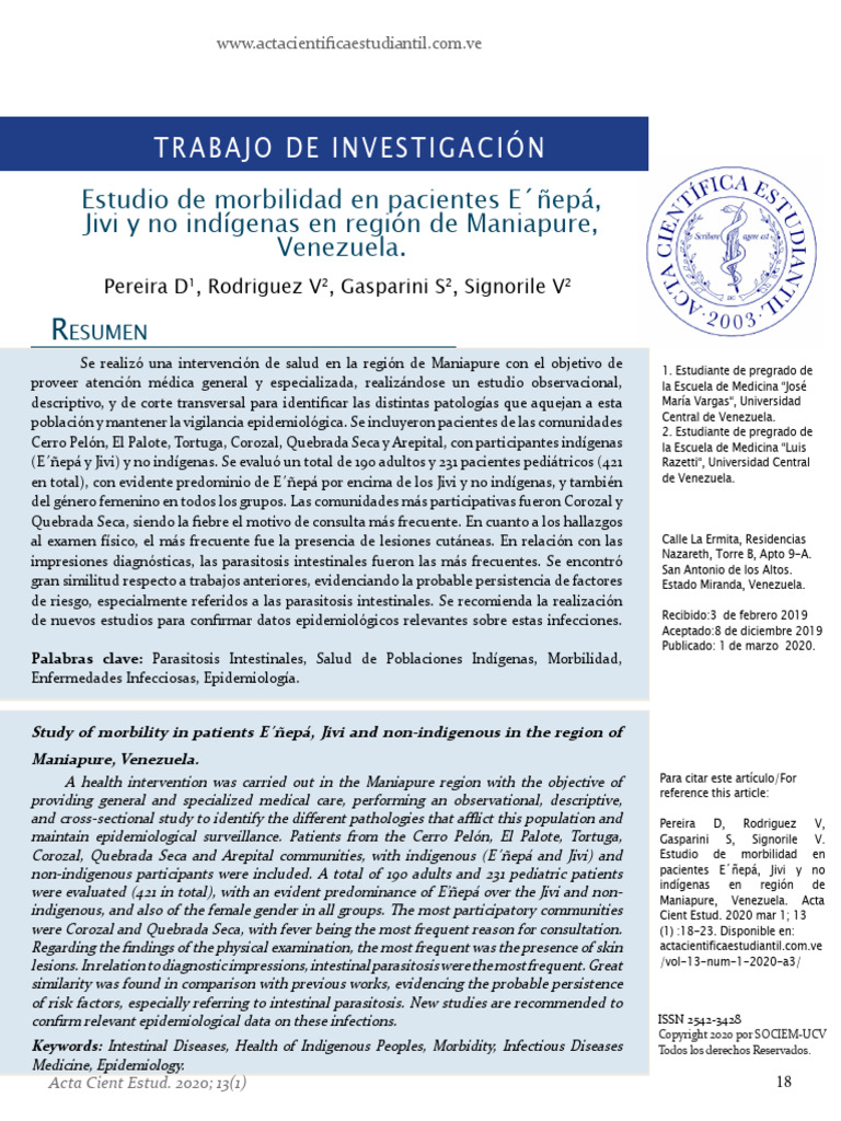 19185-Texto Del Artículo-144814490972-1-10-20200708 | PDF | Venezuela ...
