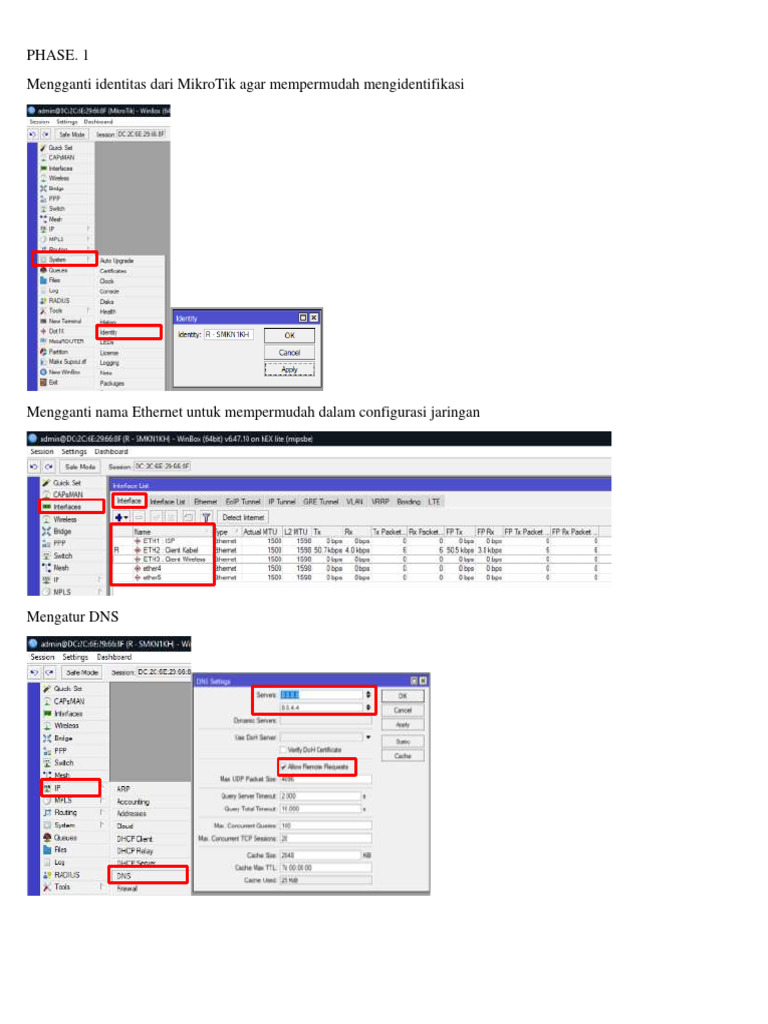 paket 4 UKK 2023-2024 full mikhmon | PDF