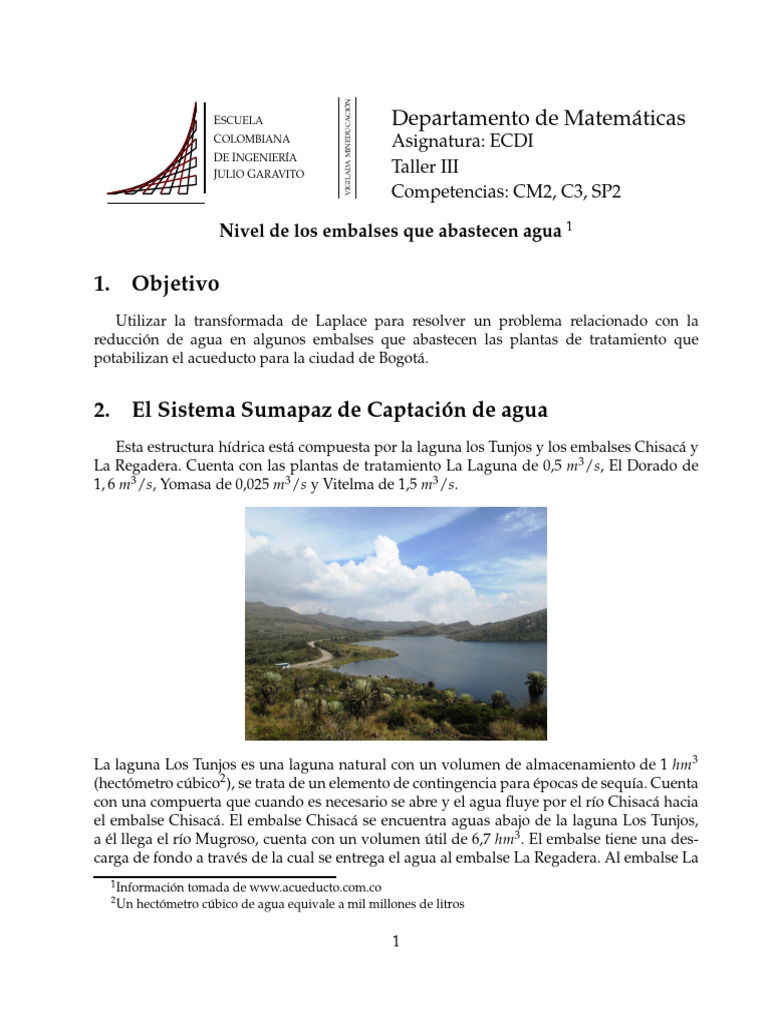 ECDI Taller3 | PDF | Agua