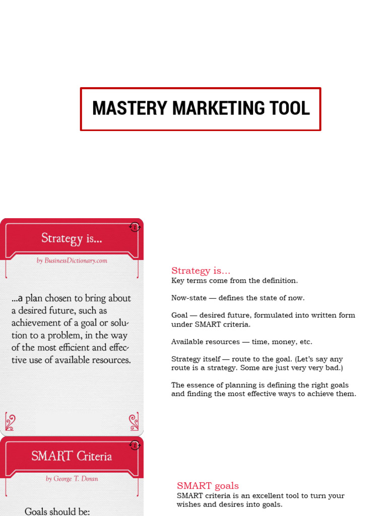 Strategy Tools | PDF | Brand | Marketing