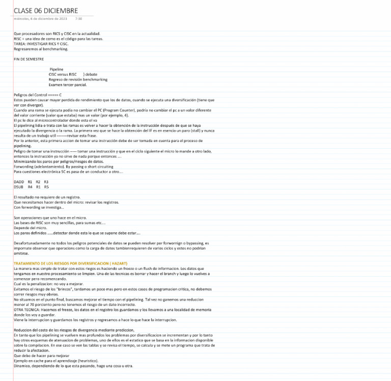 Clase 06 Diciembre | PDF