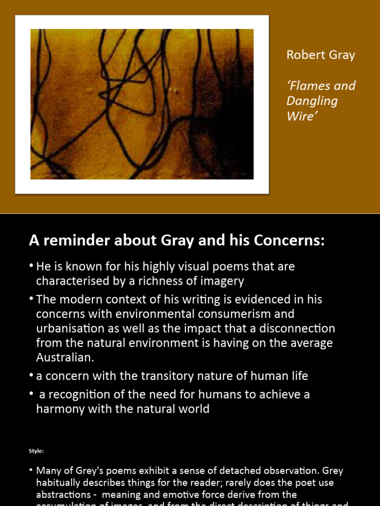 Flames and Dangling Wire | PDF | Romanticism | Poetry