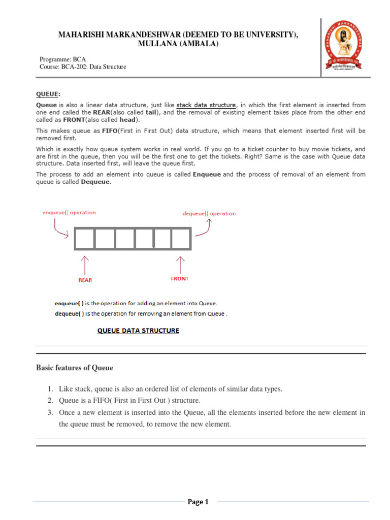 Queue Pdf Queue Abstract Data Type Computer Architecture