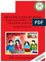 Q3 Module 1 Ang KolonyalismoJ Imperyalismo at Pag Usbong NG Nasyonalismo | PDF