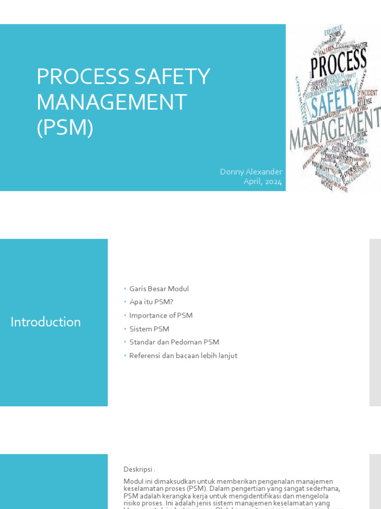 Process Safety Management | PDF