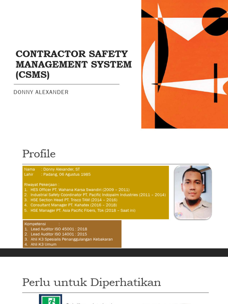 Contractor Safety Management System | PDF