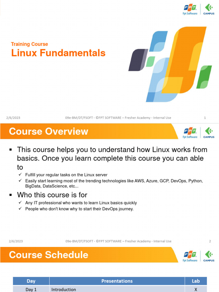 Training Linux - 1 | PDF | Operating System | Computer File