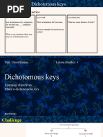 Dichotomous Key - Cambridge IGCSE™ Biology FE2023 | PDF | Biology
