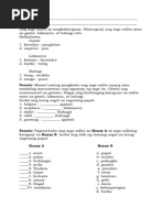 Sawikain at Salawikain Worksheet | PDF