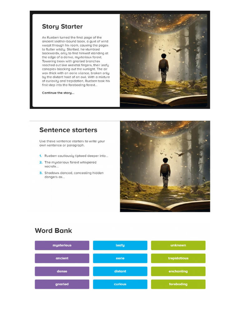 Creative Writing Tasks | PDF