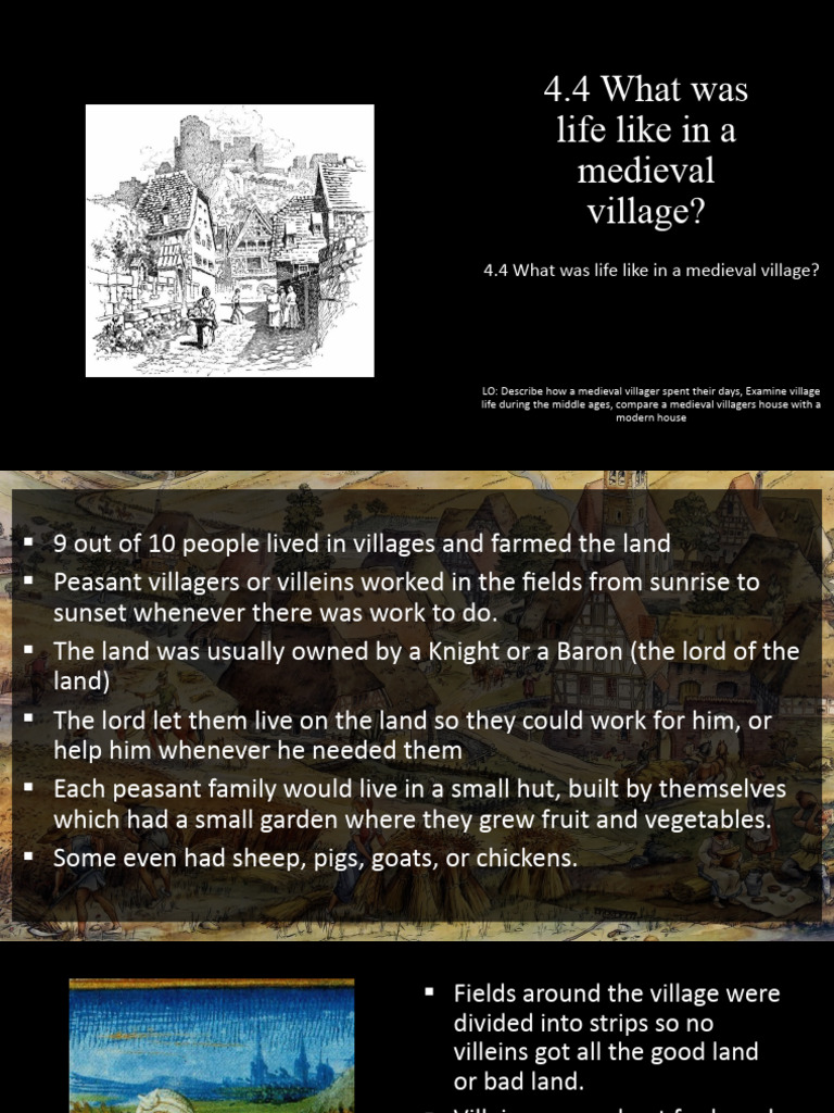 Life in a Medieval Village | PDF | Serfdom | Cuisine