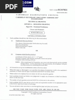 CSEC Agricultural Science P2 2019 | PDF