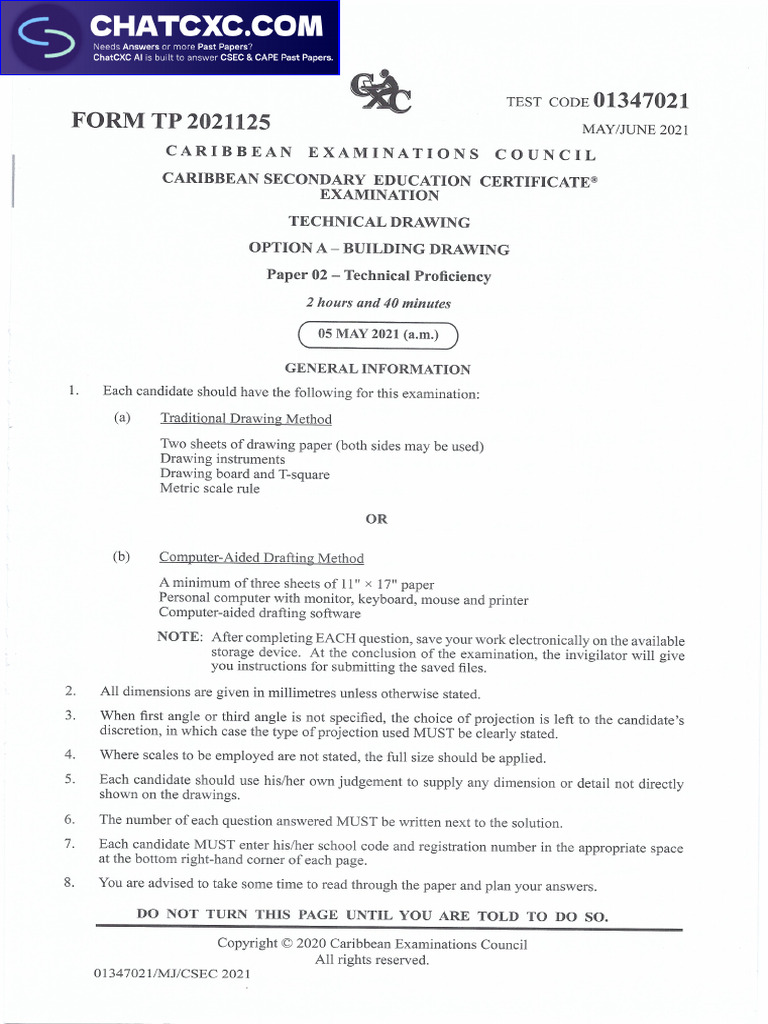 Technical Drawing Option a Building Drawin-A6617 | PDF