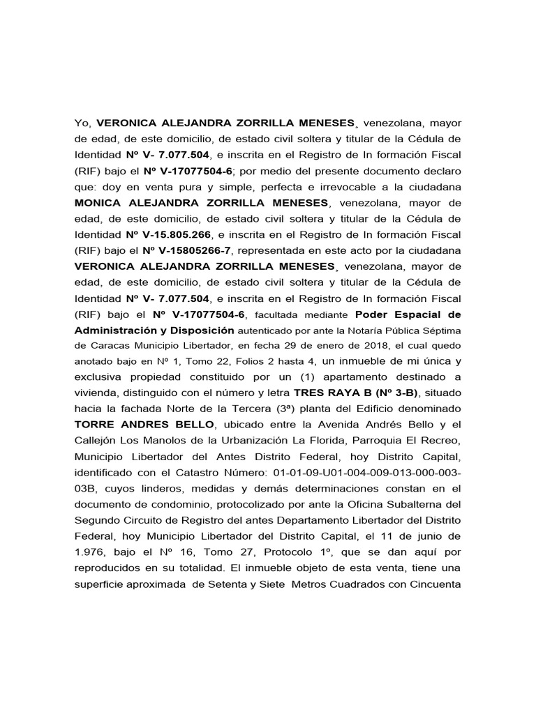 Compra Venta Apto | PDF | Apartamento