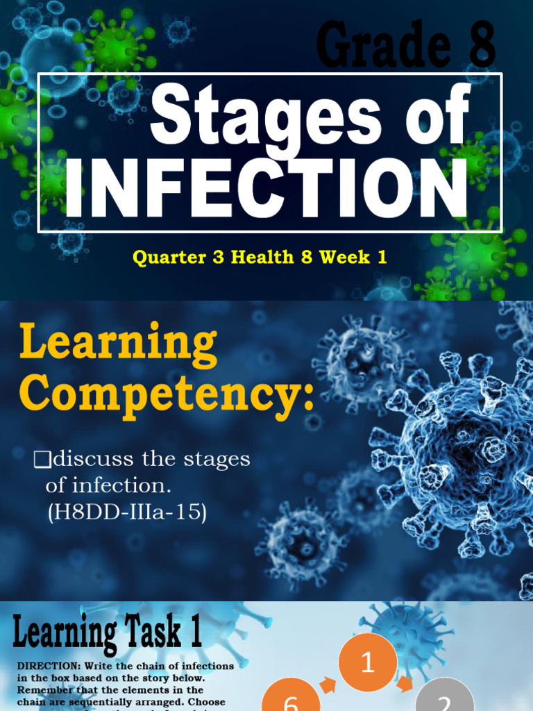 Q3-PPT-HEALTH8 - Week 1 (Stages of Infection) | PDF | Infection | Biology