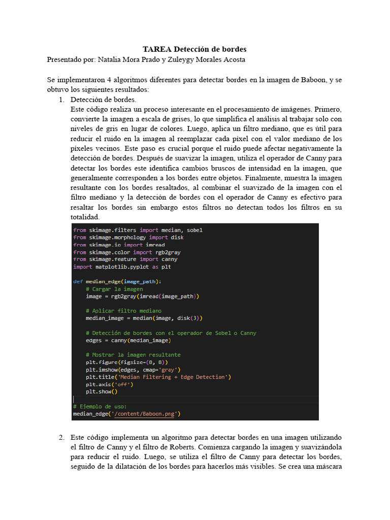 Tarea DIP Corte 3 | PDF | Imagen | Ciencias de la Computación