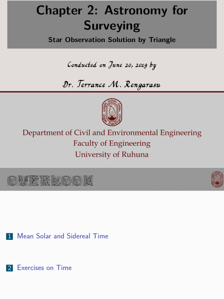RSGIS7 | PDF | Astrometry | Celestial Mechanics