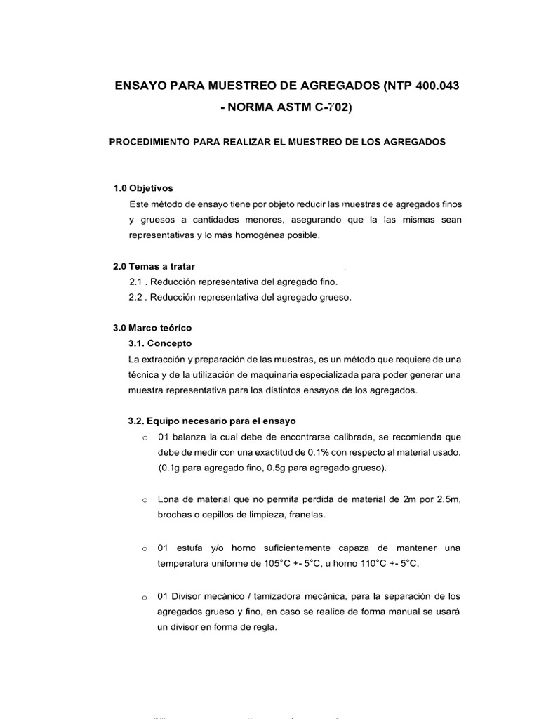 Muestreo Agregado 1 MB PDF Muestreo Estad sticas 