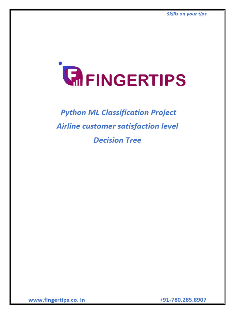 ML5 Decision Tree Airline Safety | PDF | Customer Satisfaction | Applied Mathematics
