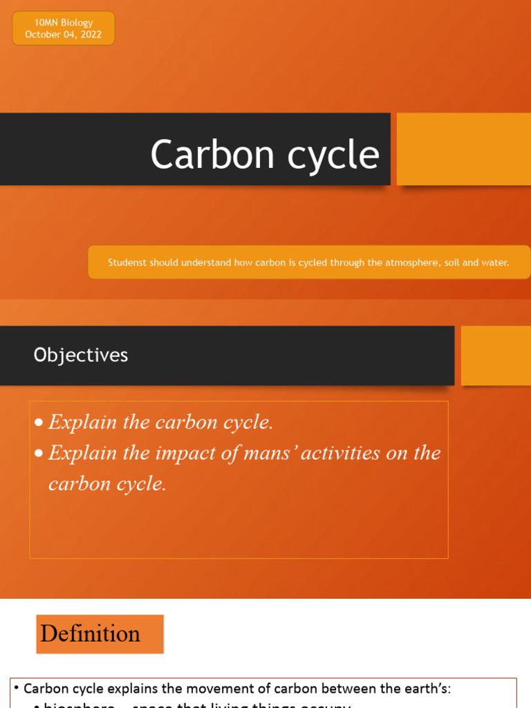 Carbon Cycle | Download Free PDF | Carbon Cycle | Carbon Dioxide