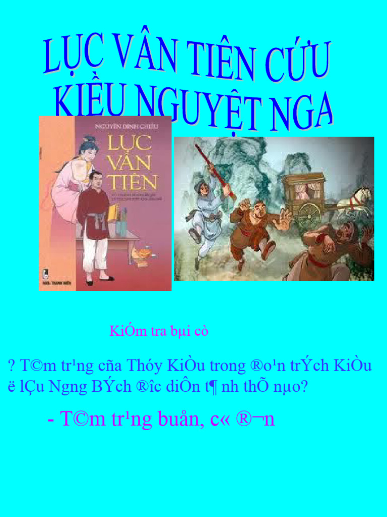 Tiet 39 Luc Van Tien Cuu Kieu Nguyet Nga 17052020 | PDF