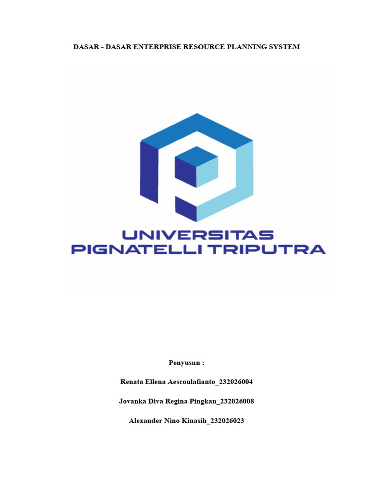 Dasar - Dasar Enterprise Resource Planning System | PDF | Bisnis | Komputer